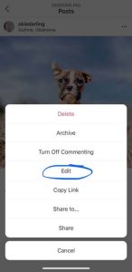 A Step-by-Step Guide to Editing already posted Instagram Posts ...