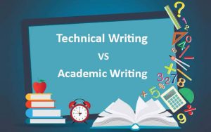 Academic writing vs technical writing